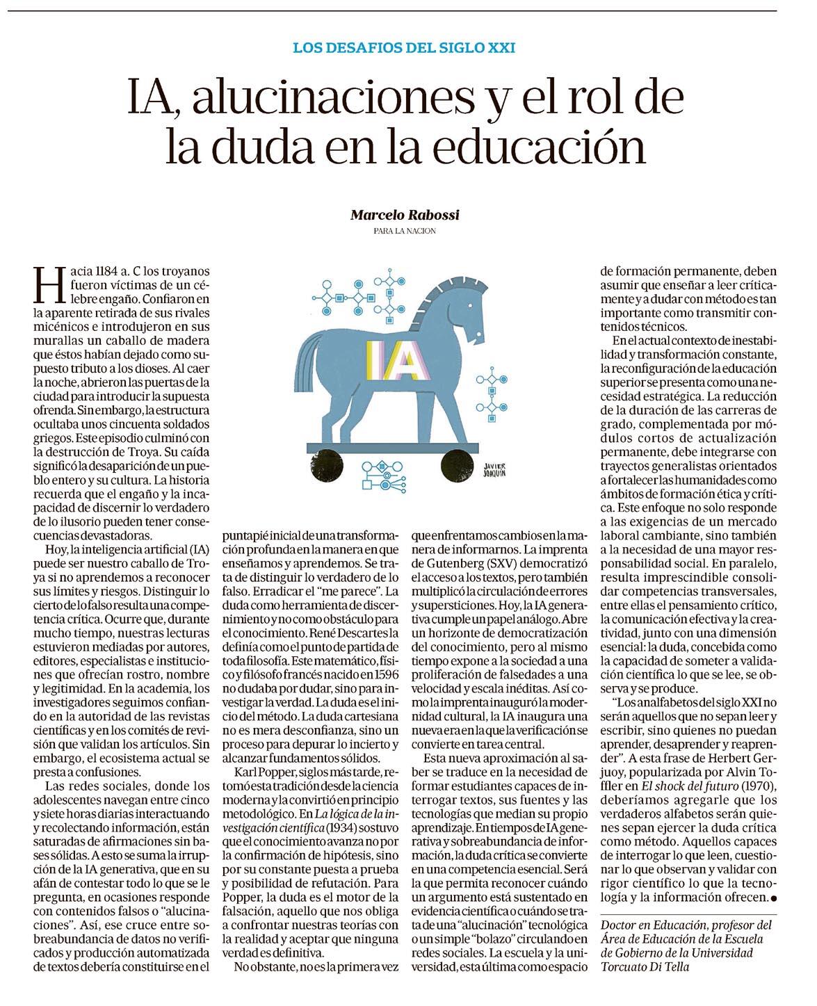 IA, alucinaciones y el rol de la duda en la educación | Universidad ...